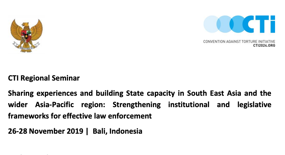 Report of the CTI regional seminar on "Sharing experiences and building ...