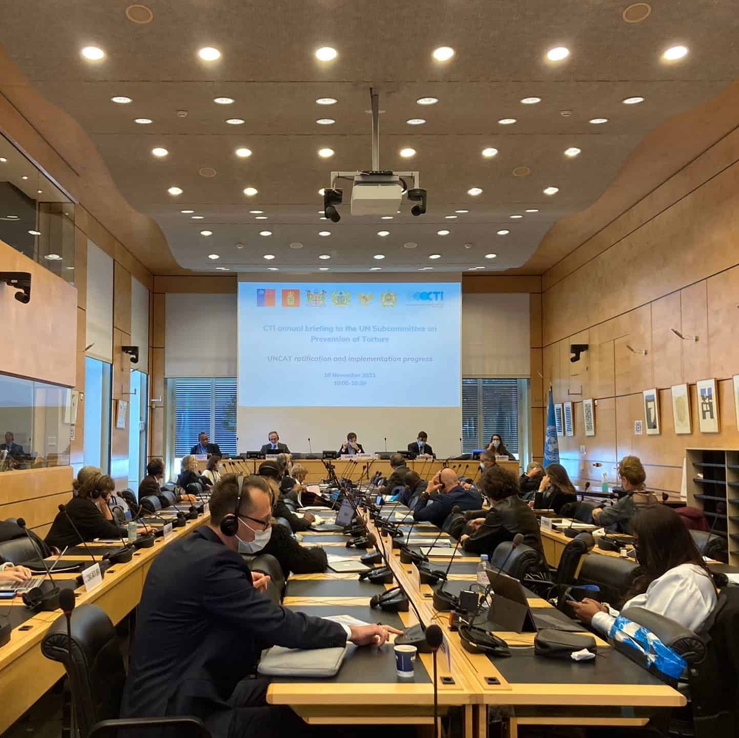 CTI holds Annual Briefing to the UN Subcommittee on Prevention of ...